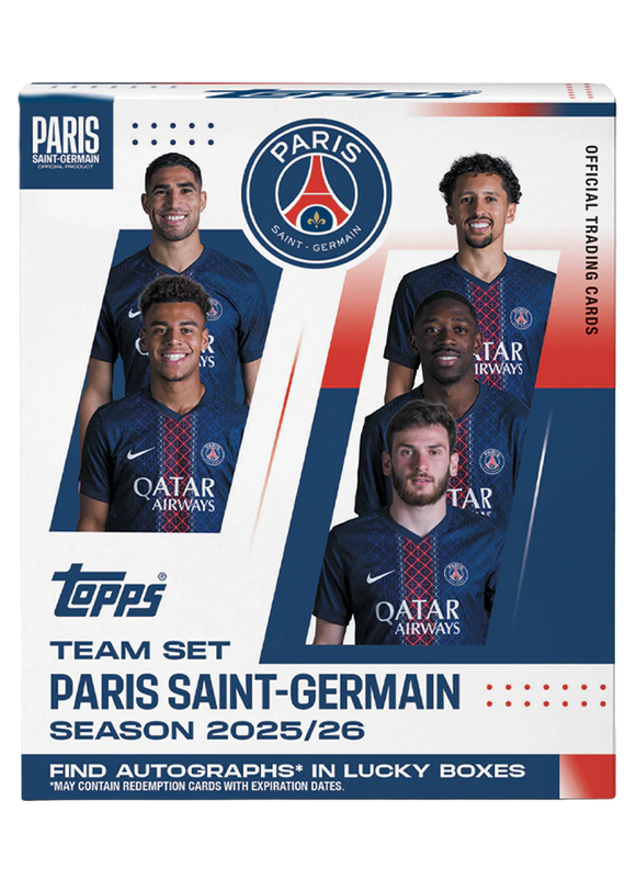 Topps Paris Saint-Germain 2025/26 Team Set - Football PSG – Tacticgames